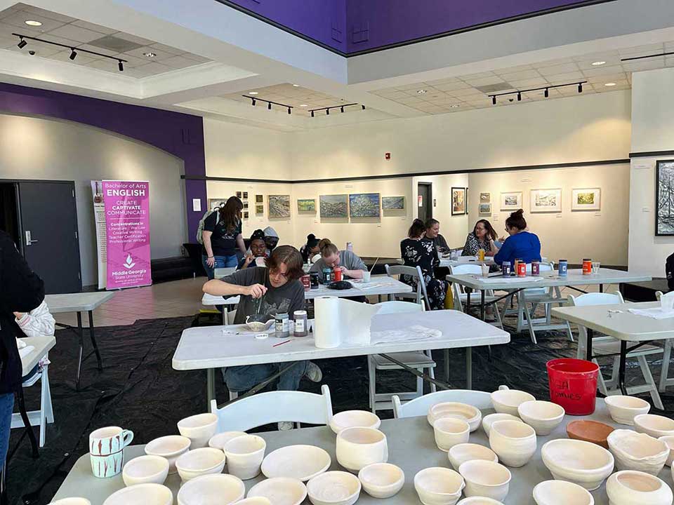 Art with Purpose: MGA Students Craft Bowls for Empty Bowls Fundraiser ...
