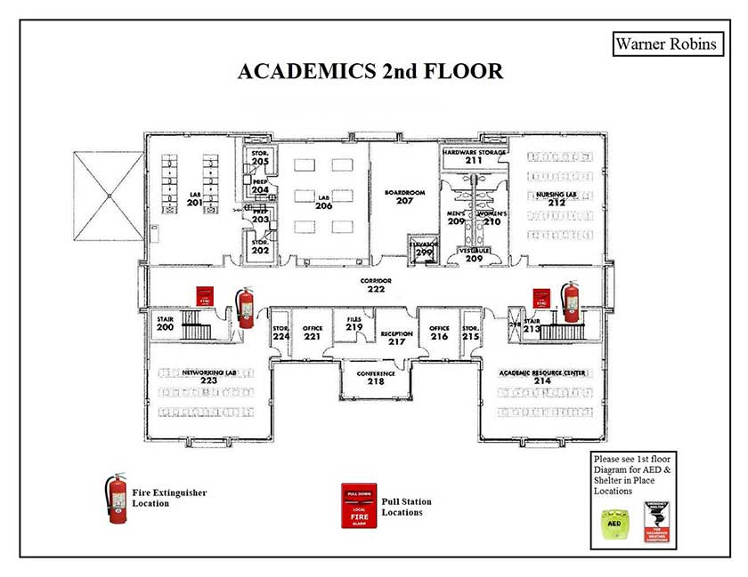 Safety Diagrams: Middle Georgia State University
